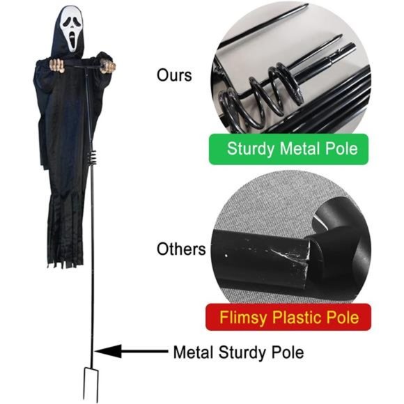 Holiday | Scarecrow Screaming Ghost Of Death Ghost Flying Halloween ...